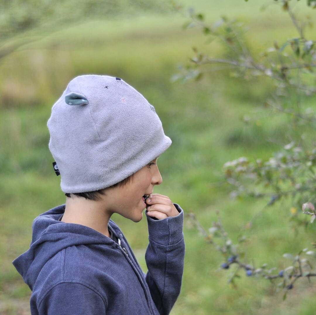 Grey Animal Ears Cap, Eared Cap - Etsy