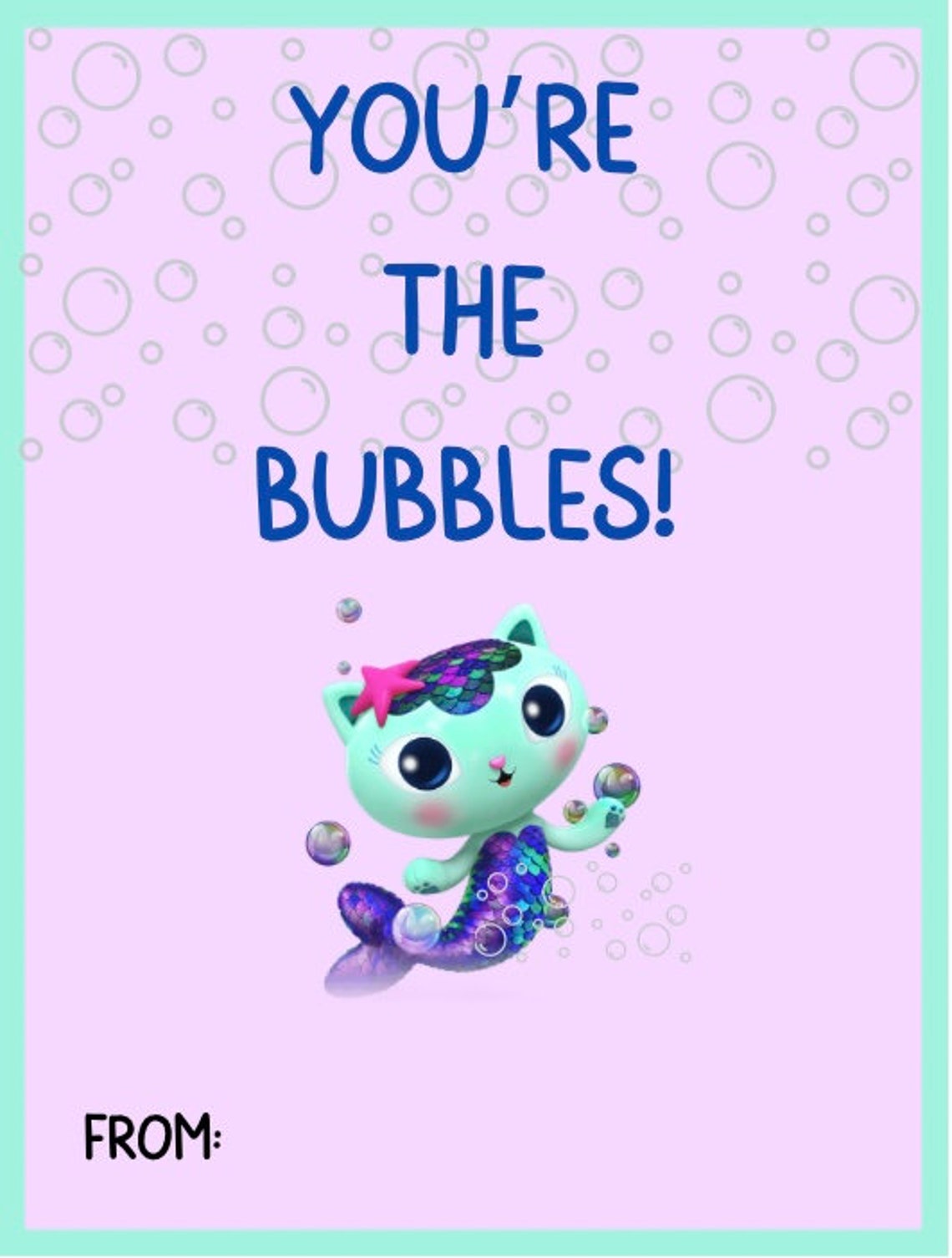 Gabby's Dollhouse Digital Kids Valentine Cards / Gabby's Dollhouse ...