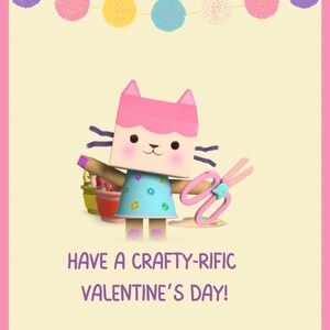 Gabby's Dollhouse Digital Kids Valentine Cards / Gabby's Dollhouse ...