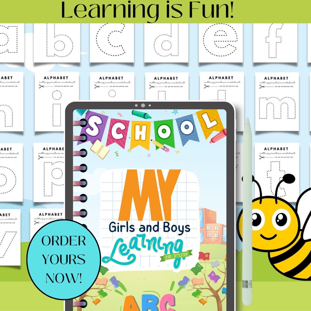 Quick Digital Kindergarten Learning Book Girls & Boys|preschool ...