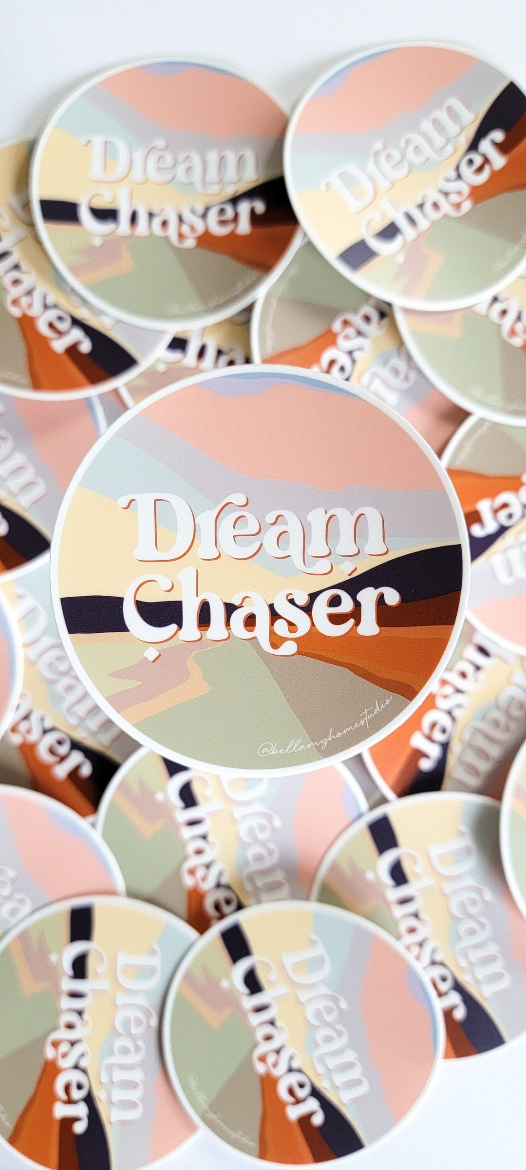 Vinyl Sticker - Dream Chaser - Etsy