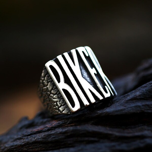 Biker Ring - Etsy