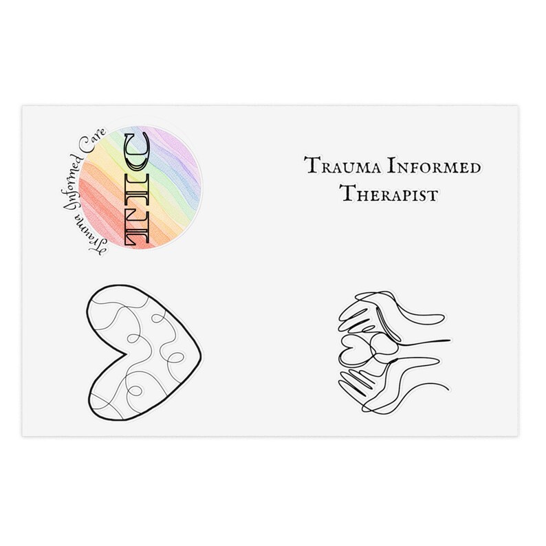 Trauma Informed Sticker Sheet - Etsy