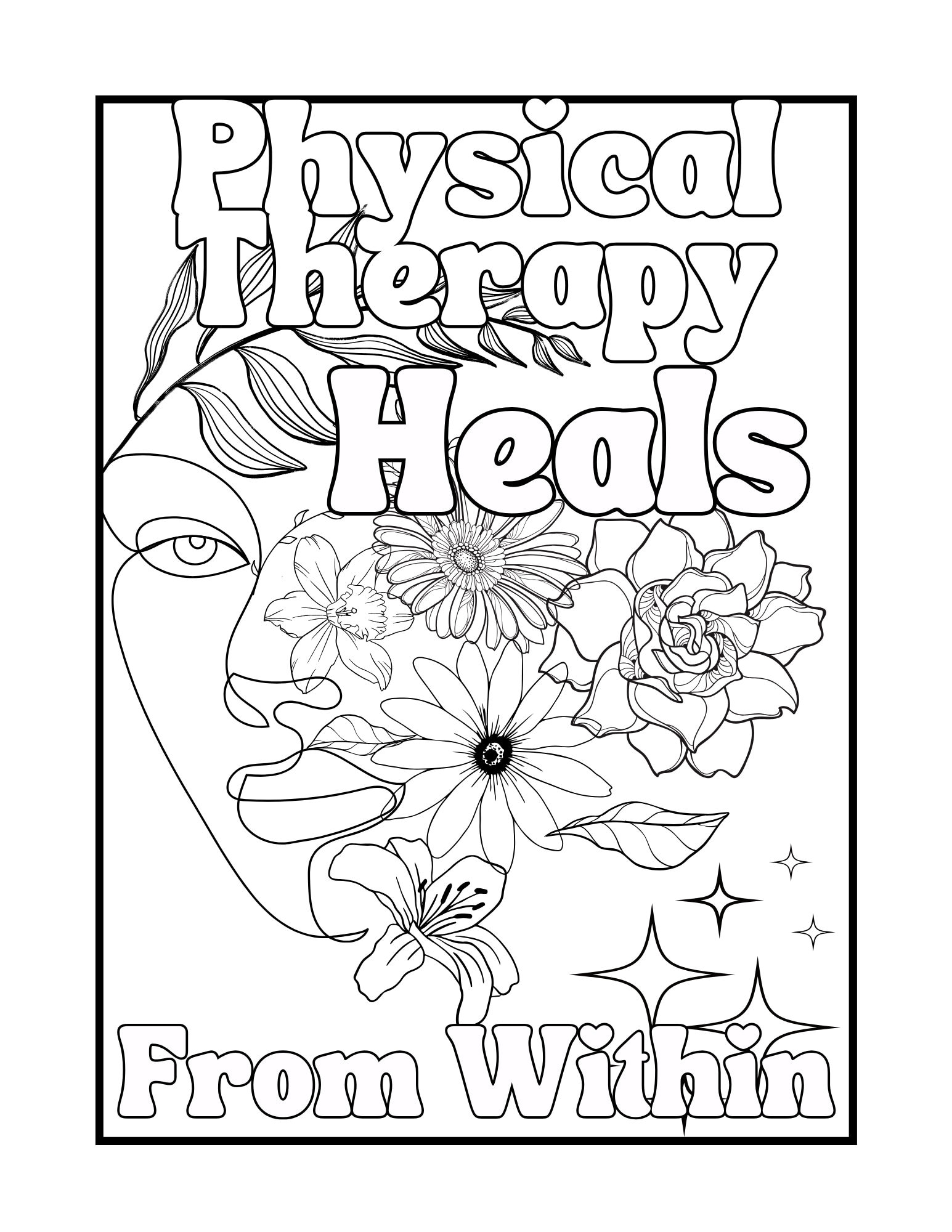 Physical Therapy Coloring Book - Etsy