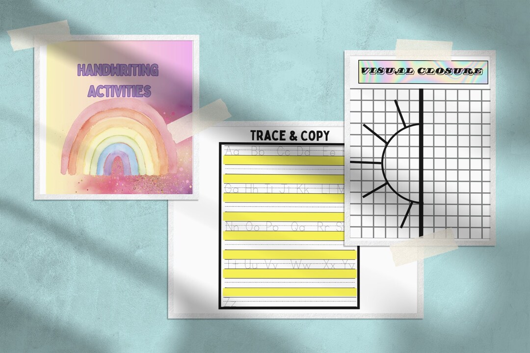 Handwriting Activities Occupational Therapy Visual-motor Skill Activity ...