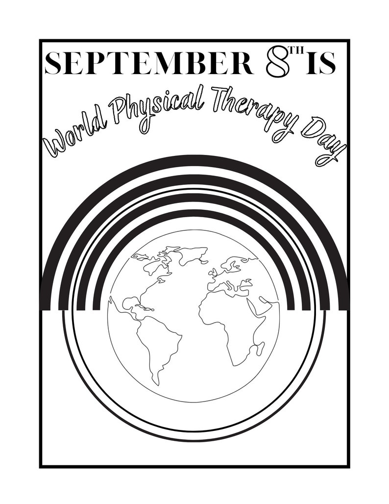 Physical Therapy Coloring Book - Etsy