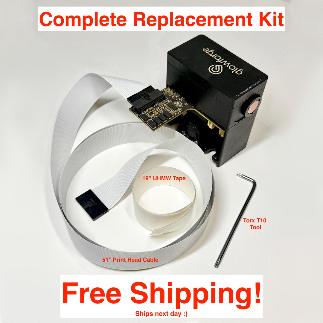 Glowforge Print Head White Ribbon Cable KIT With Extras! - Etsy