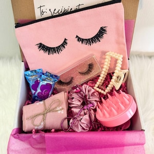 Pink Gift Box Birthday Gift Box for Bestie Pink Pamper Gift Box for ...