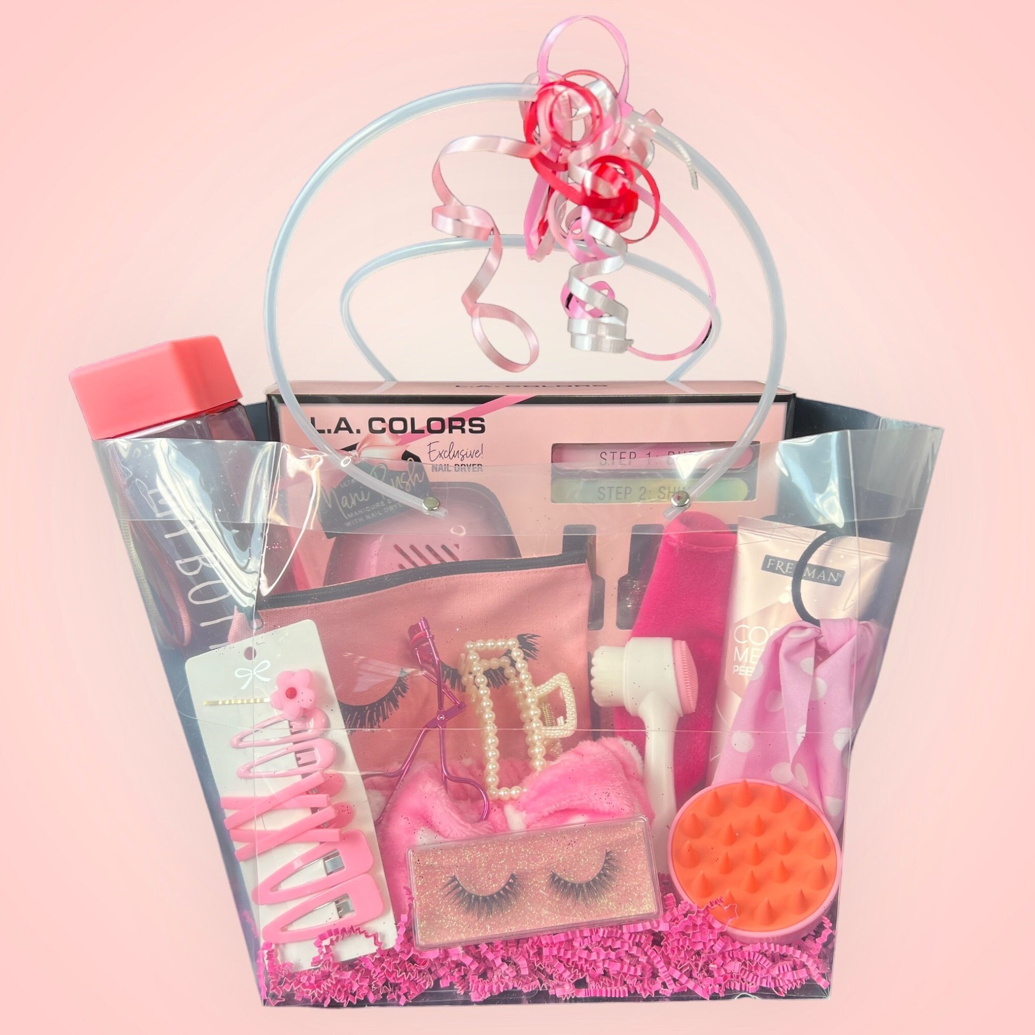 Pink Gift Box for Teens Self Care Package for Girls Birthday Gift Box ...