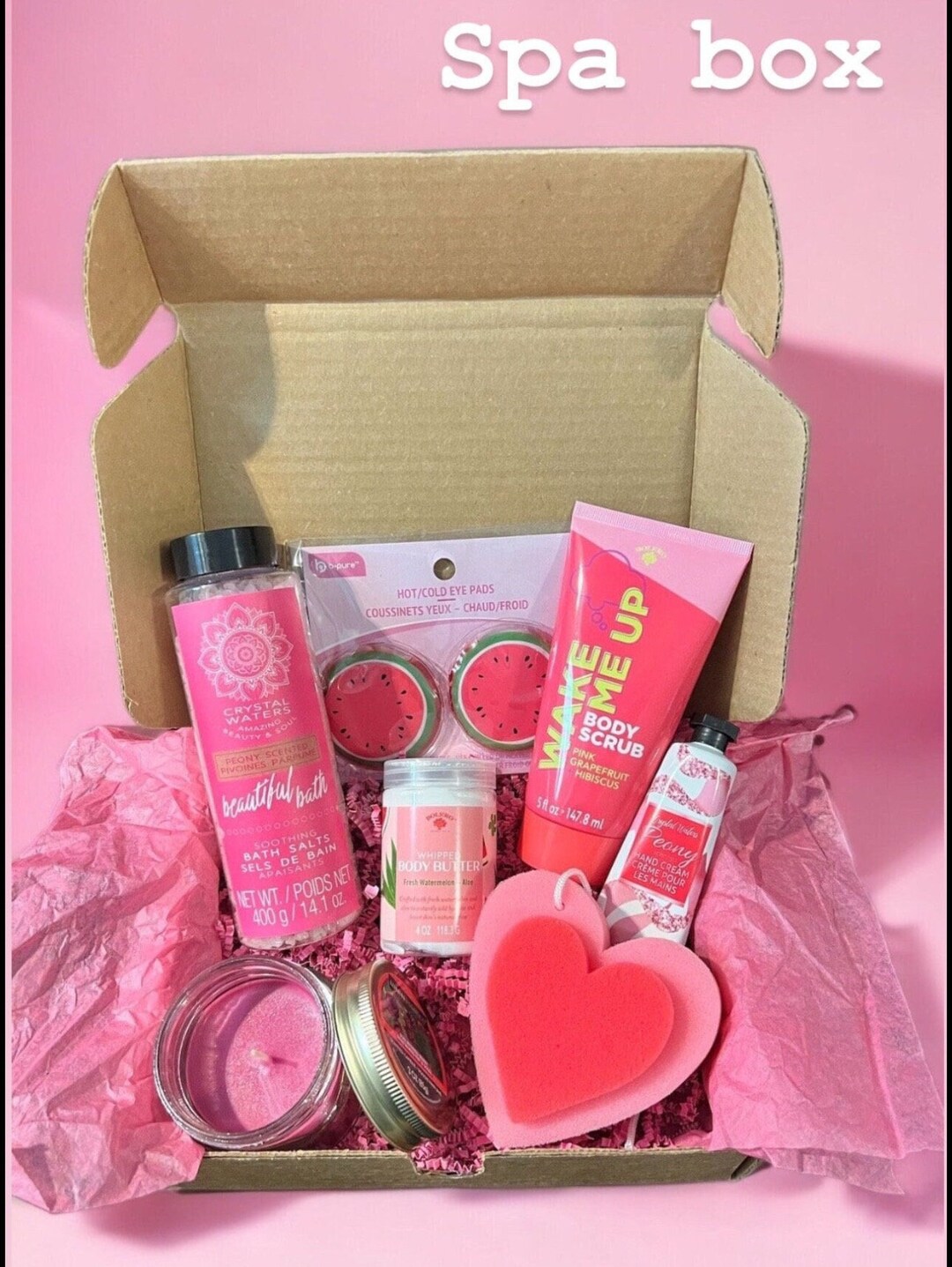 Pink Themed Gift Box Valentines Day Gift Box Self-care Gift Box for ...