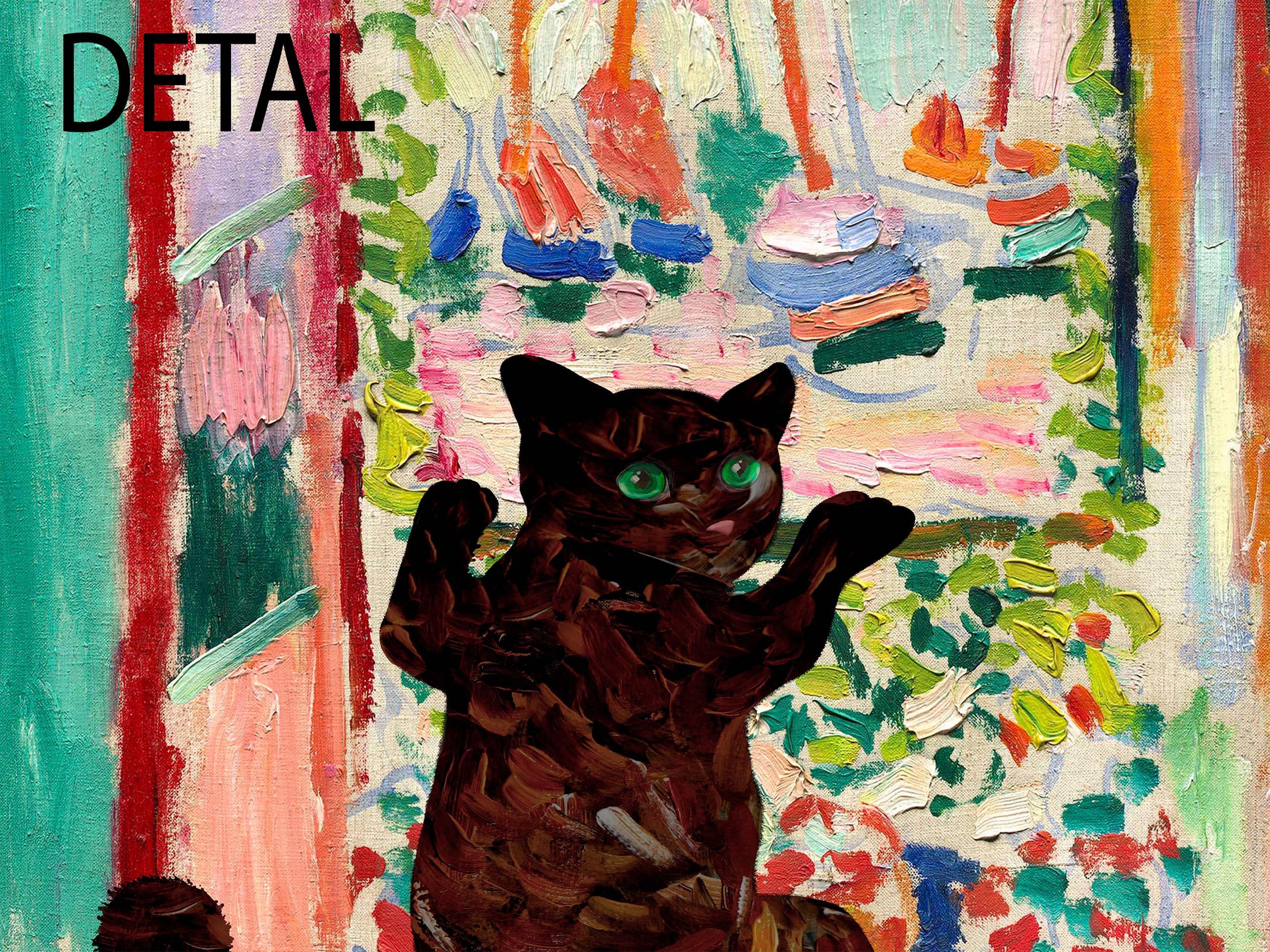 Matisse Open Window Cat Printable Funny Cat Mom Gift Henry Matisse Wall Art Home Decor Printable ...