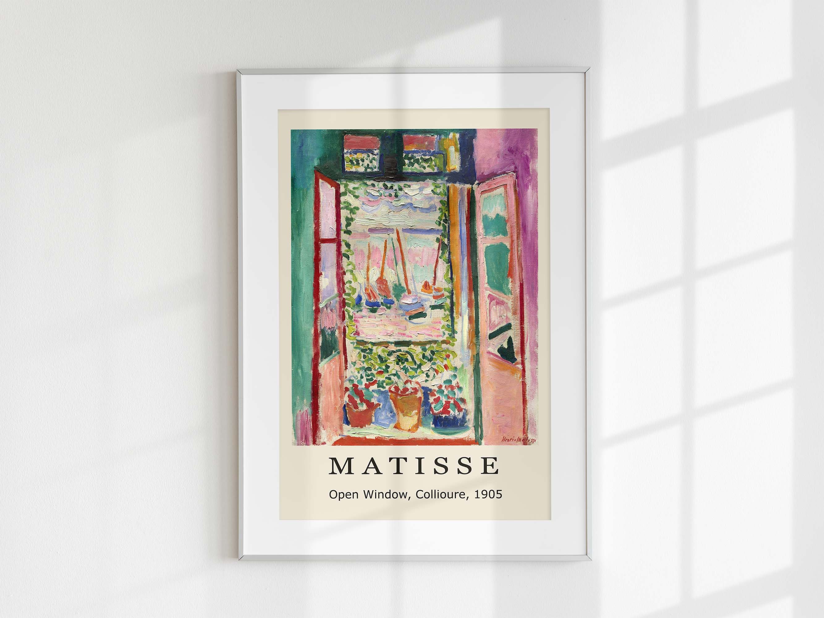 Matisse Print Open Window Matisse Exhibition Poster Colorful Wall Art ...