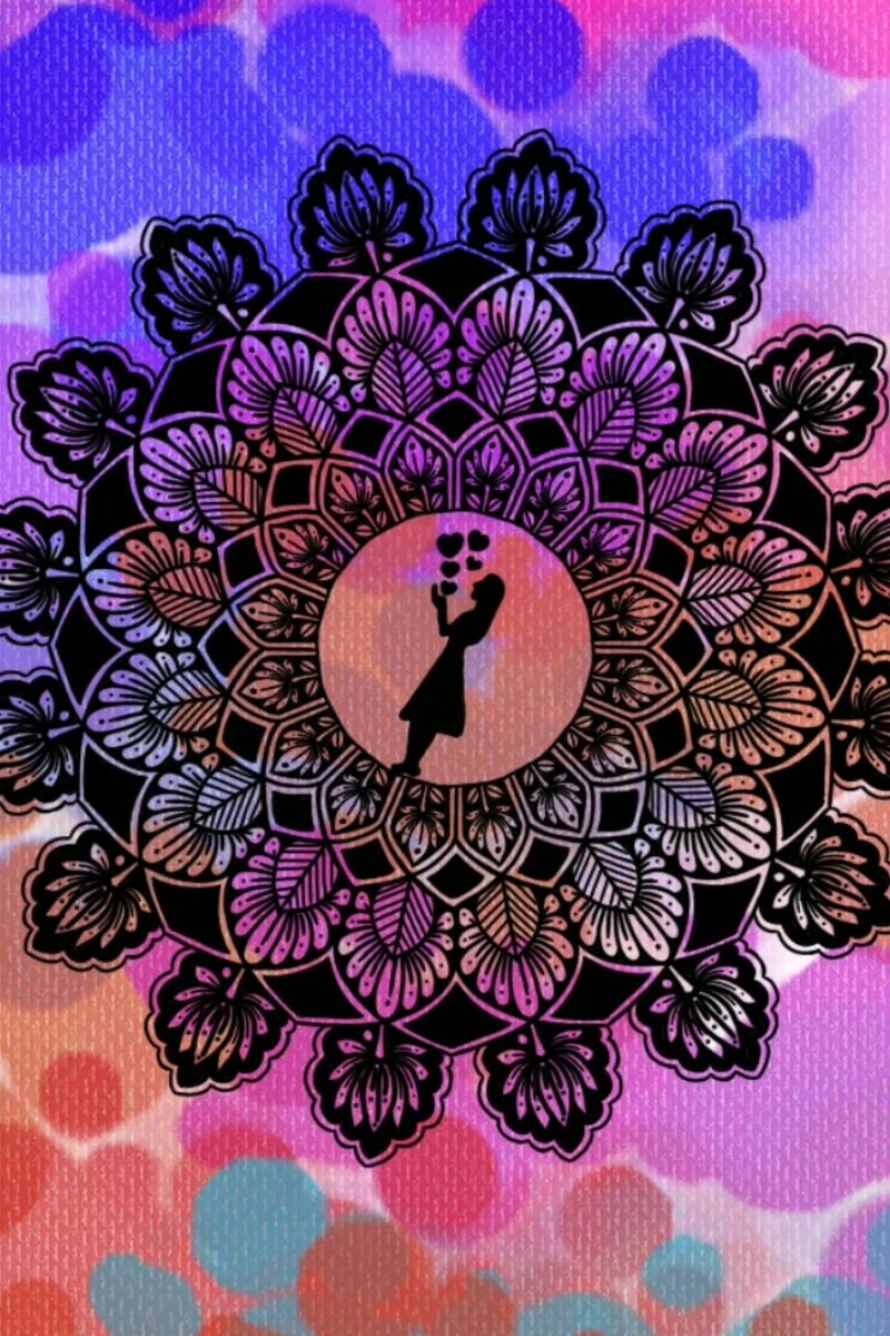 Mandala Art Paper - Etsy