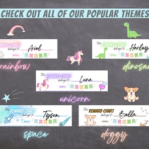 Kids Reward Chart for Family Printable Sticker Chart for Kids Daily ...