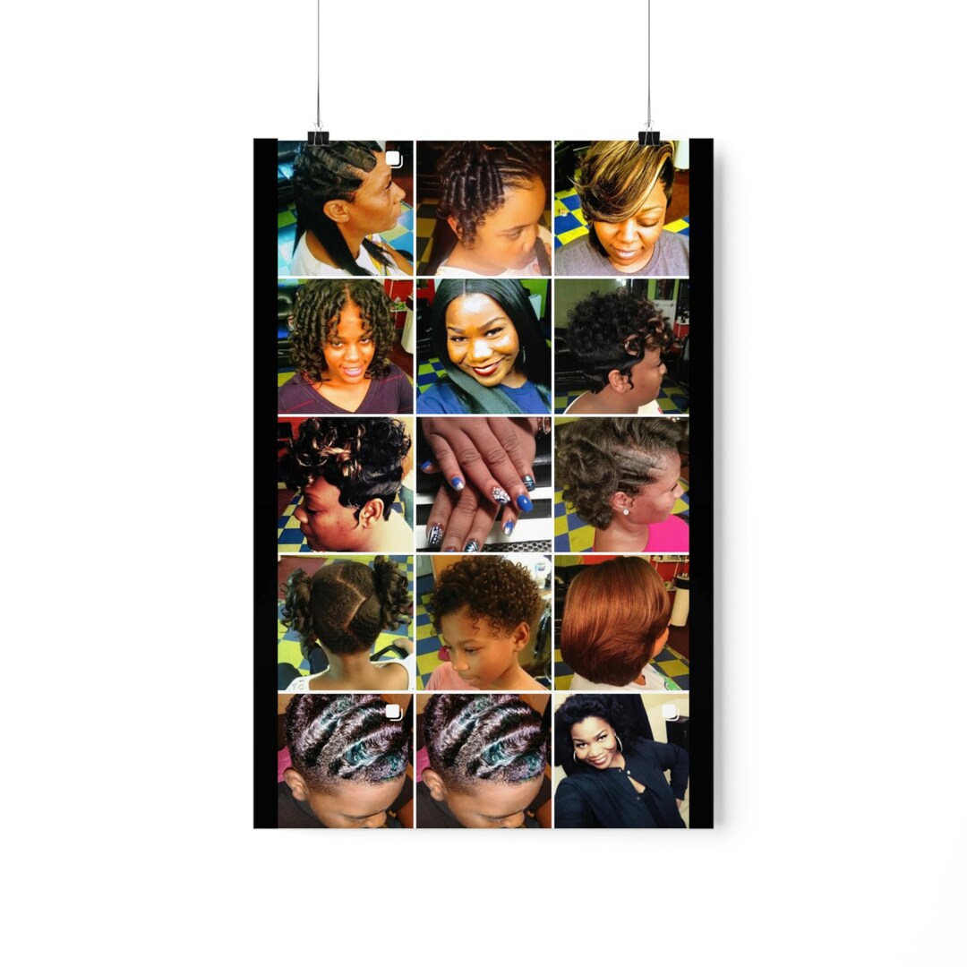 Salon Decor Poster (hairstyle Flyer #5) - Etsy