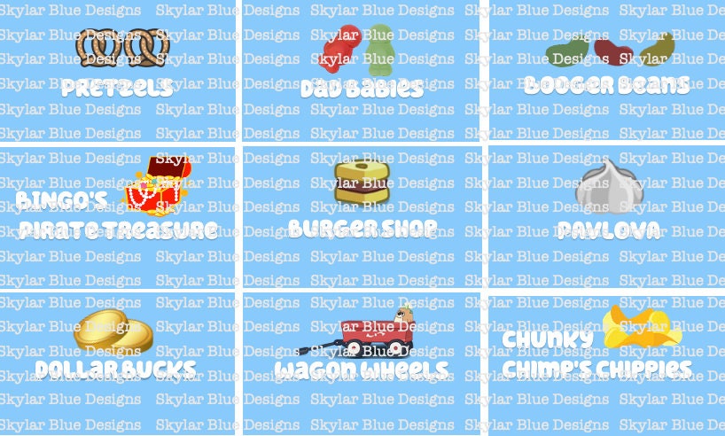 2 Files Toy Labels and Lolly Bag Labels / Table Cards/lolly - Etsy ...