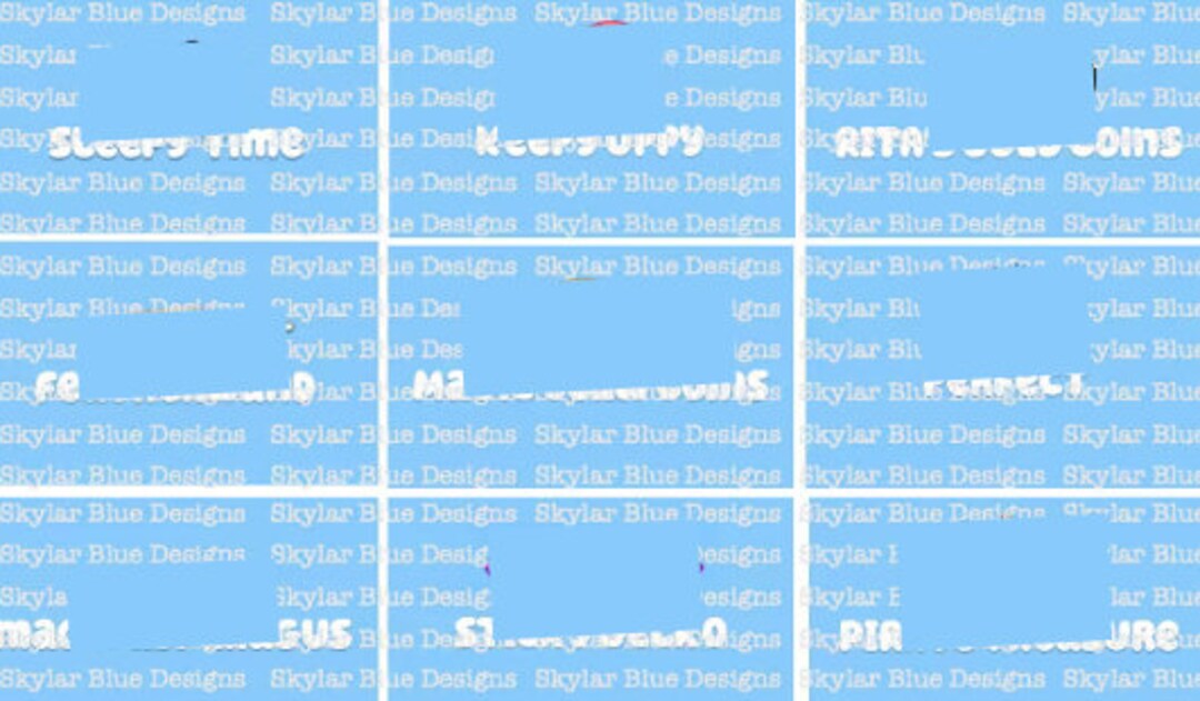 2 Files - Toy Labels and Lolly Bag Labels / Table Cards/lolly Bar Label ...