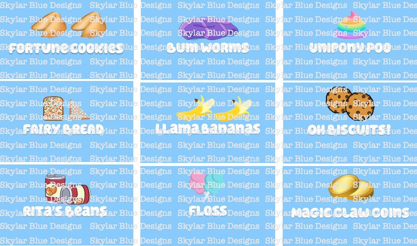 2 Files Toy Labels and Lolly Bag Labels / Table Cards/lolly - Etsy UK