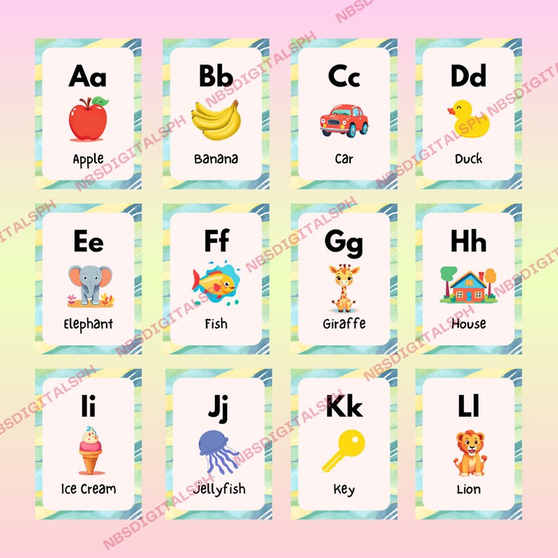 Flashcards Bundle for Kids Alphabet and Numbers With Free Busy Book ...