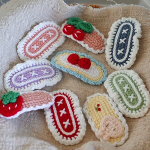 Crochet Hair Clips, Handmade Hair Accessories, Cute Designed Hair Pin ...