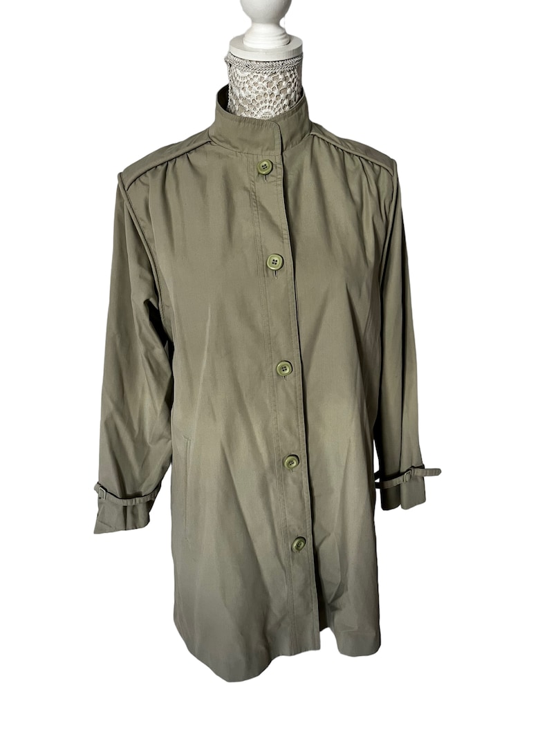 Vintage Womens 1970s Telemac Mac Jacket Coat: Retro Mod Style, Size 12 ...