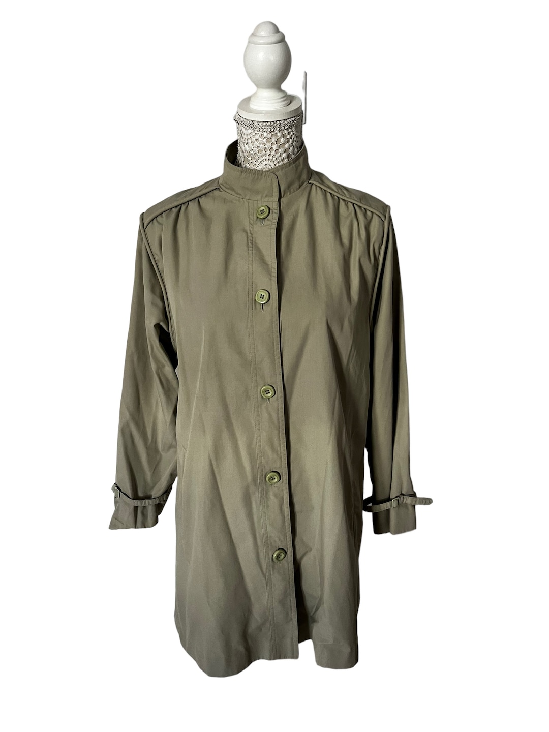 Vintage Womens 1970s Telemac Mac Jacket Coat: Retro Mod Style, Size 12 ...