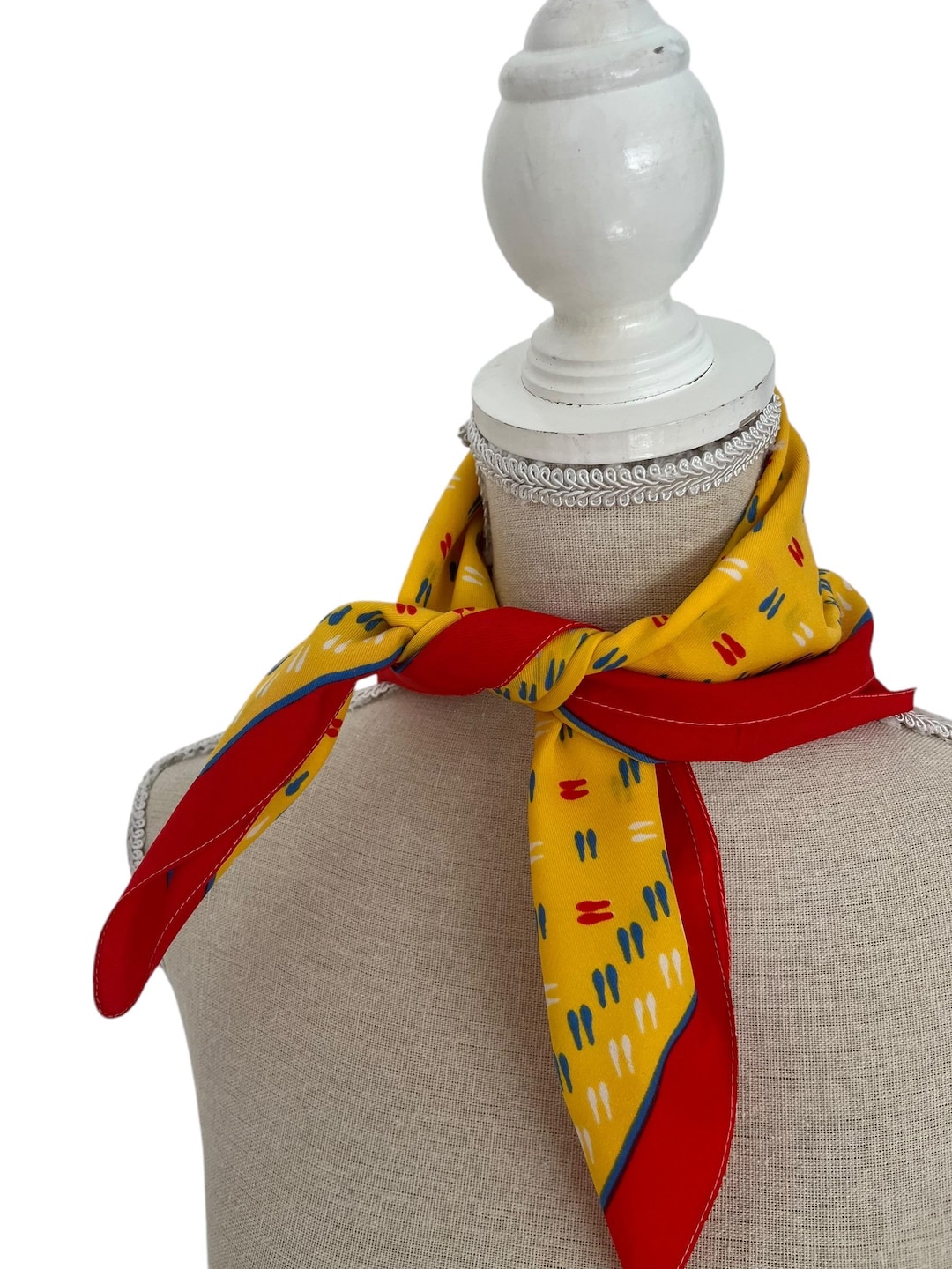 Vintage Scarf| Womens Scarf, 60s Scarf, 1960s Scarf, Vintage Neckscarf ...