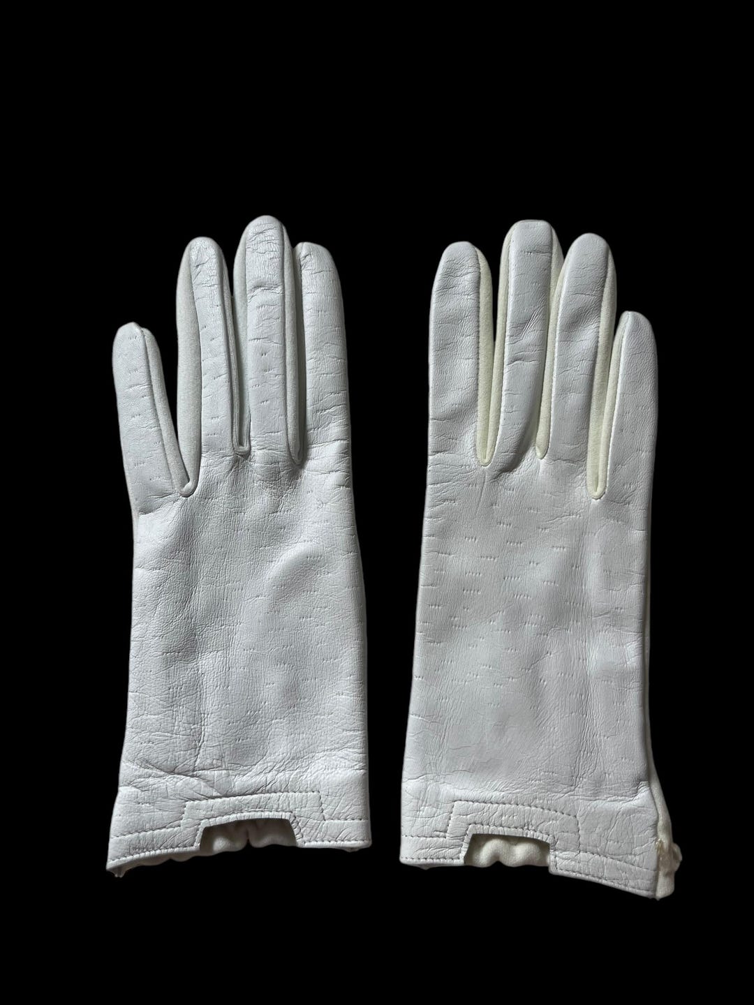 Vintage Womens New in Box 1960s 60s White Gloves Mod Glam Psych Retro ...