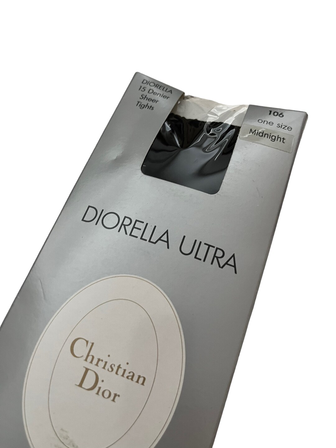 Vintage Womens Christian Dior Midnight Black 15 Denier Tights in ...