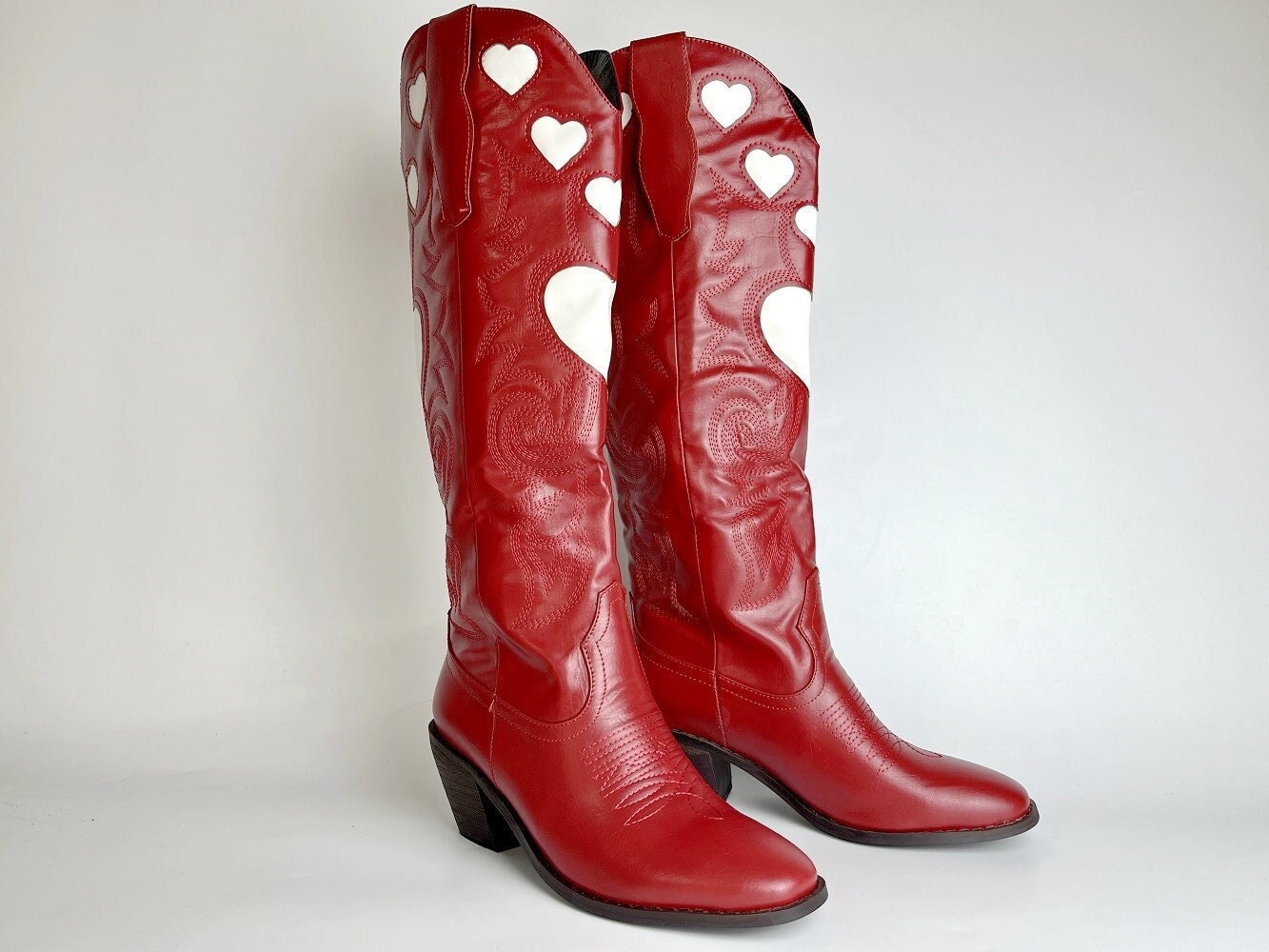Red White Blue Western Boots
