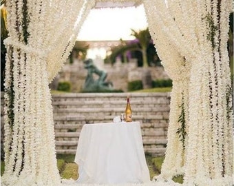 12pcs Flower Cascades Wedding Arch Swag Artificial Wisteria - Etsy