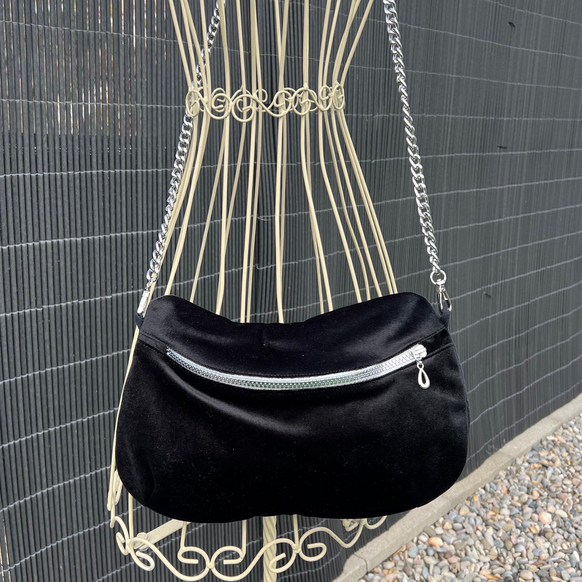Velvet Black Bag for Women Wedding Black Bag Small Black Bag - Etsy