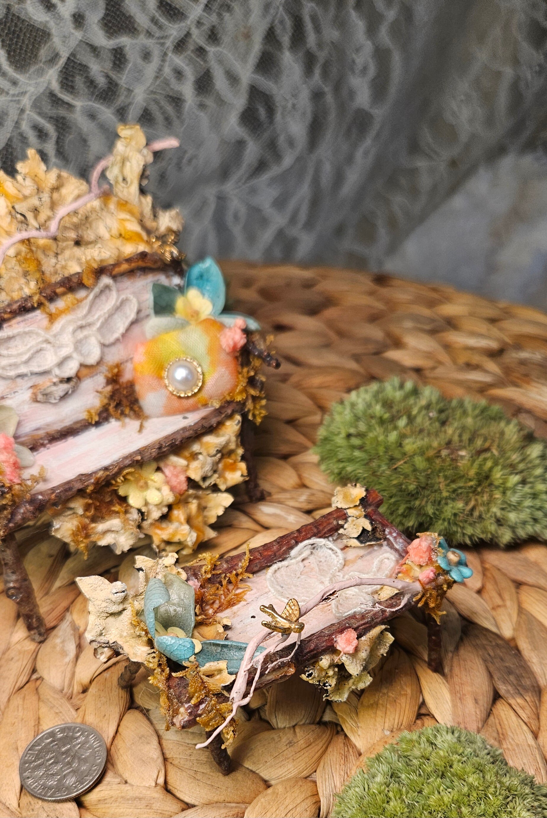 34 Lichen Fairy Patio Furniture (2pc). - Etsy