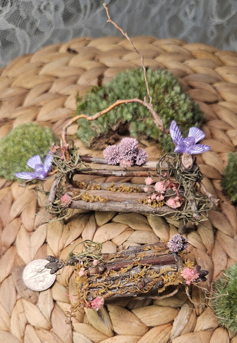 02 Woodland Fairy Furniture Patio Set (2pc.) - Etsy