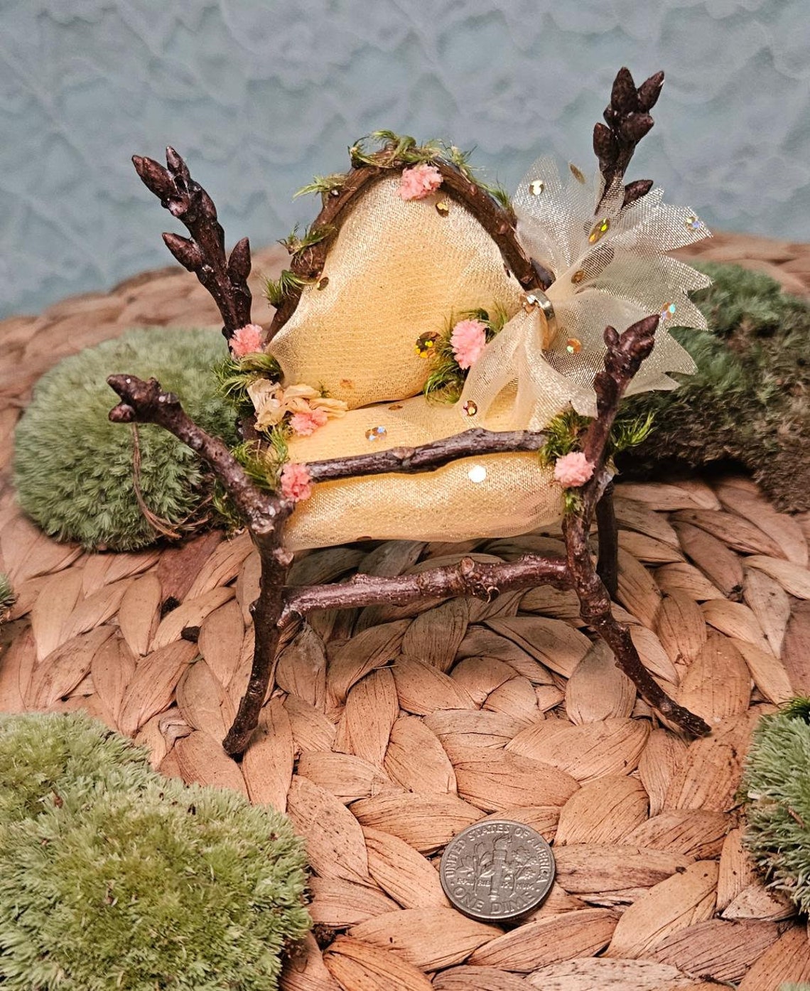 Sunflower Fairy Chair Furniture. - Etsy