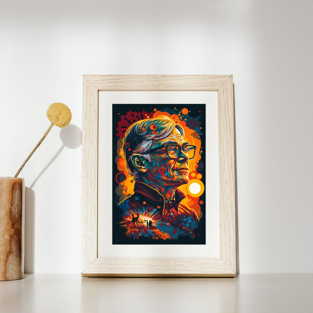 Stephen Hawking Poster as Digital Download, Wall Poster, Digital Art ...