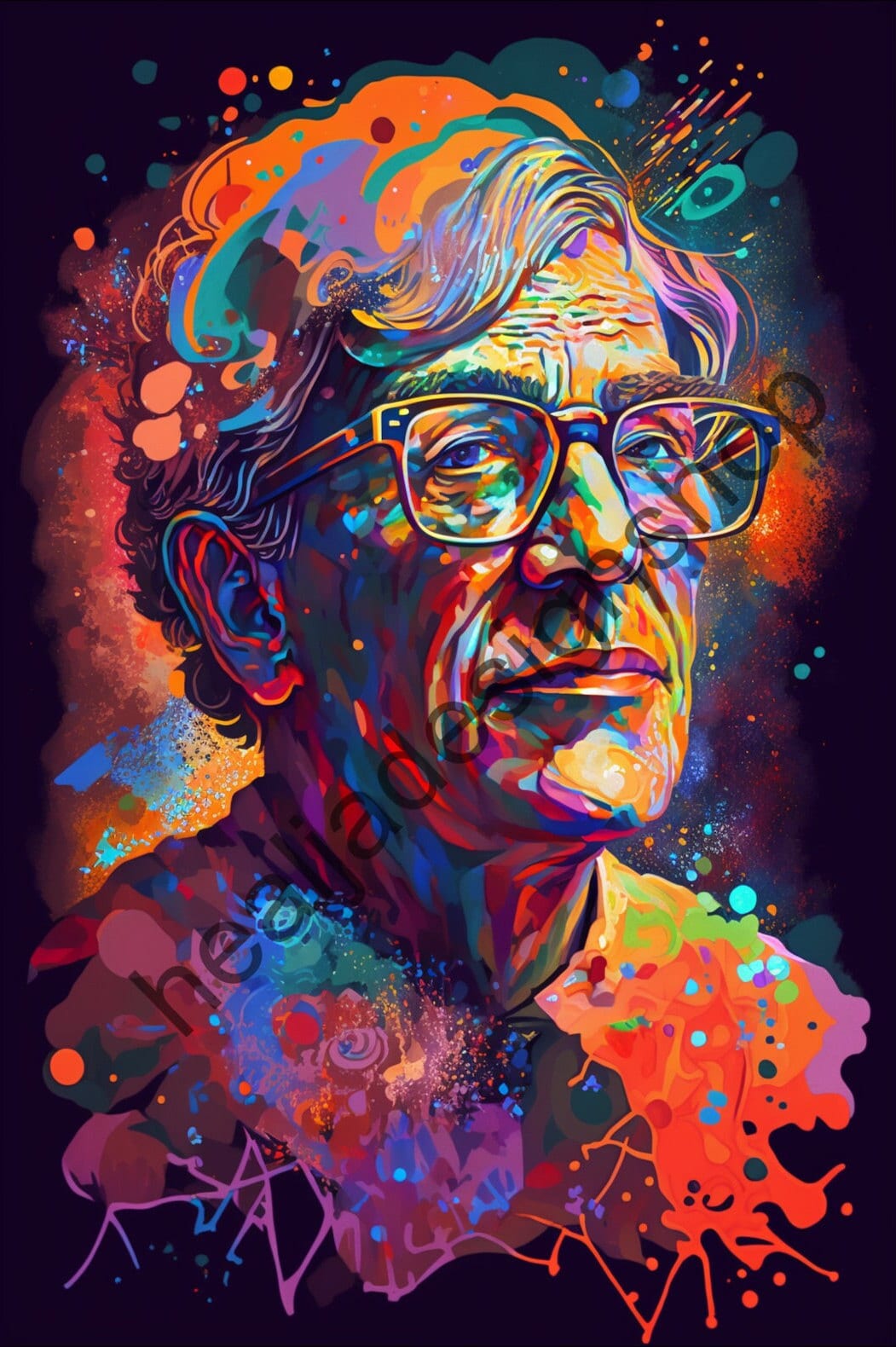 Stephen Hawking Poster, Digital Download, Digital Art, Wall Decoration ...