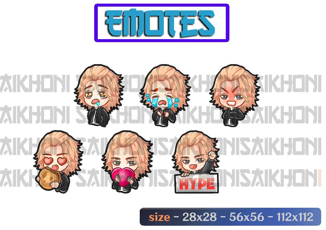 Mikey Pack Emotes Twitch - Etsy