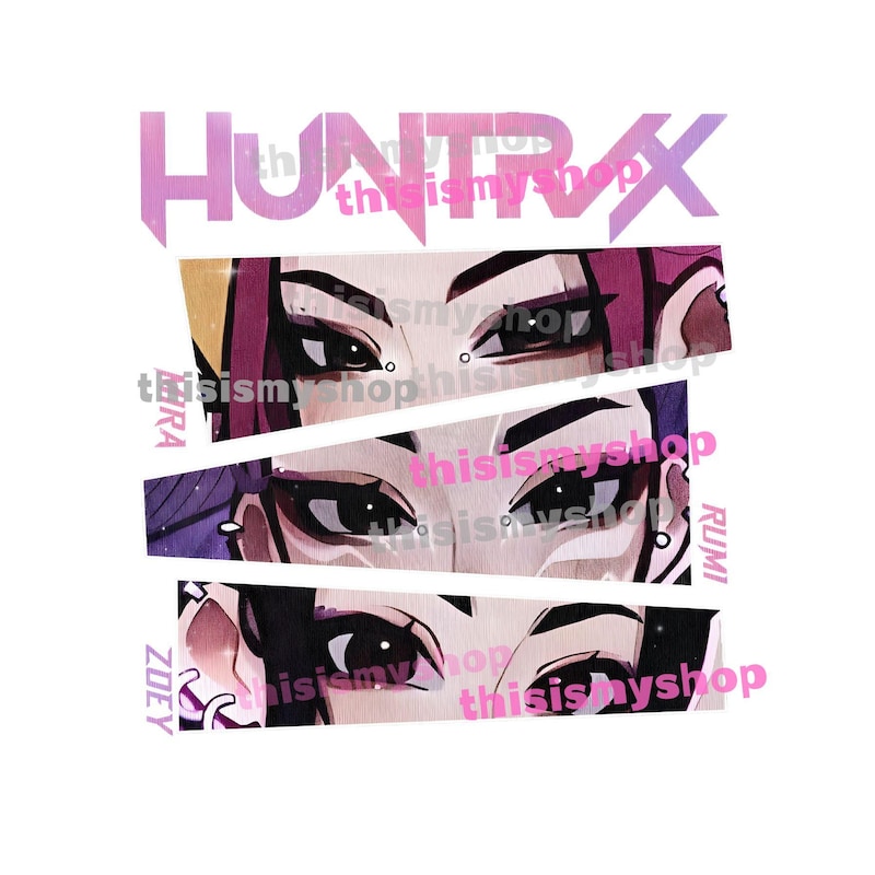 Huntrix Characters Png - Etsy