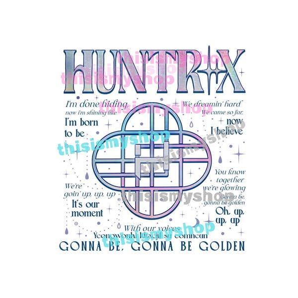 Huntrix Logo - Etsy UK