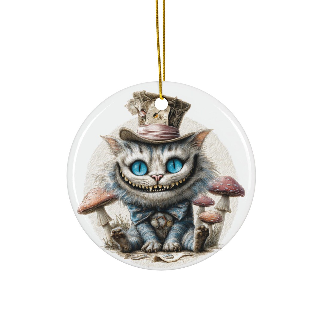 Alice in Wonderland the Cheshire Cat We Are All Mad Ornament Christmas ...