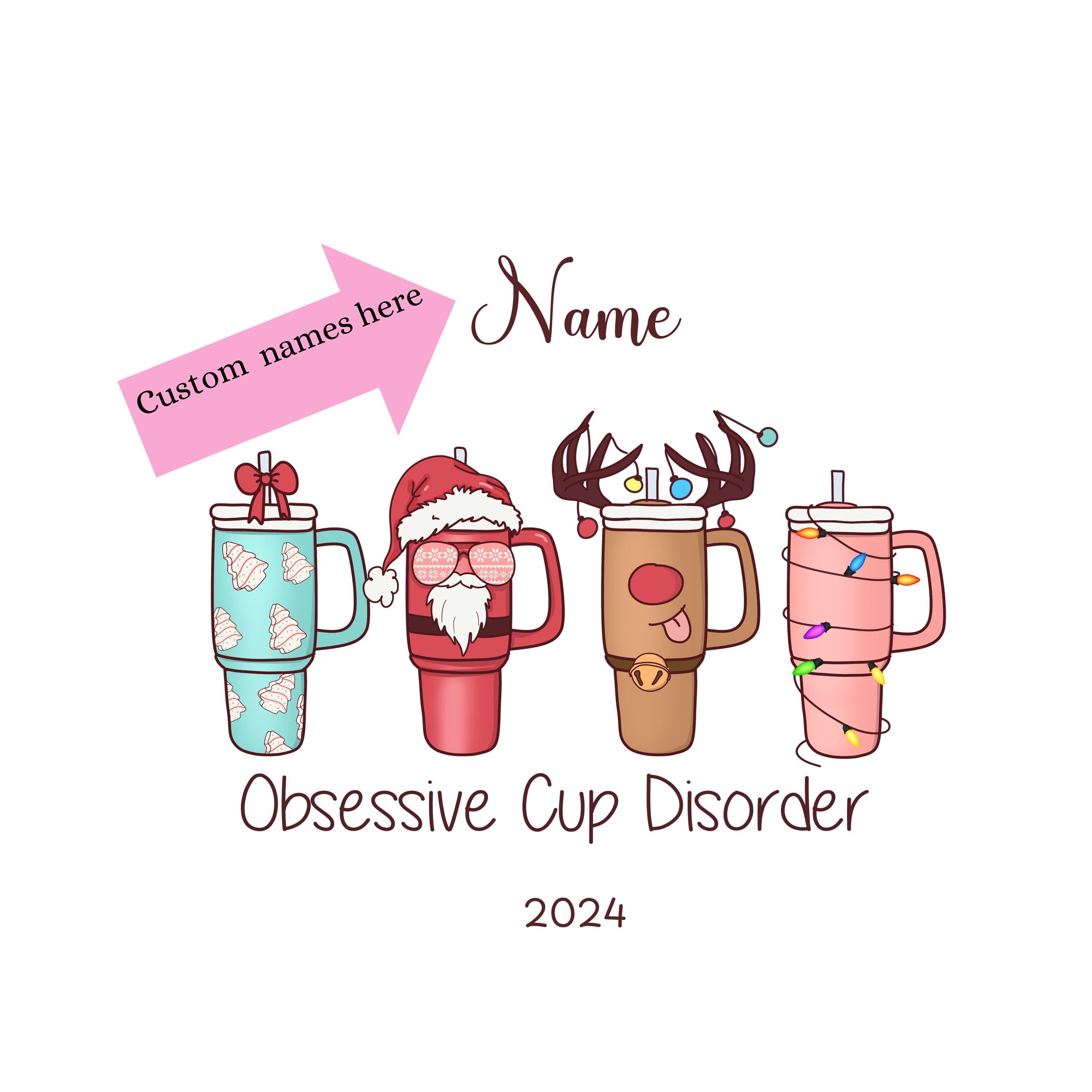 Personalized Obsessive Cup Disorder Christmas Ornament Customized Gift ...