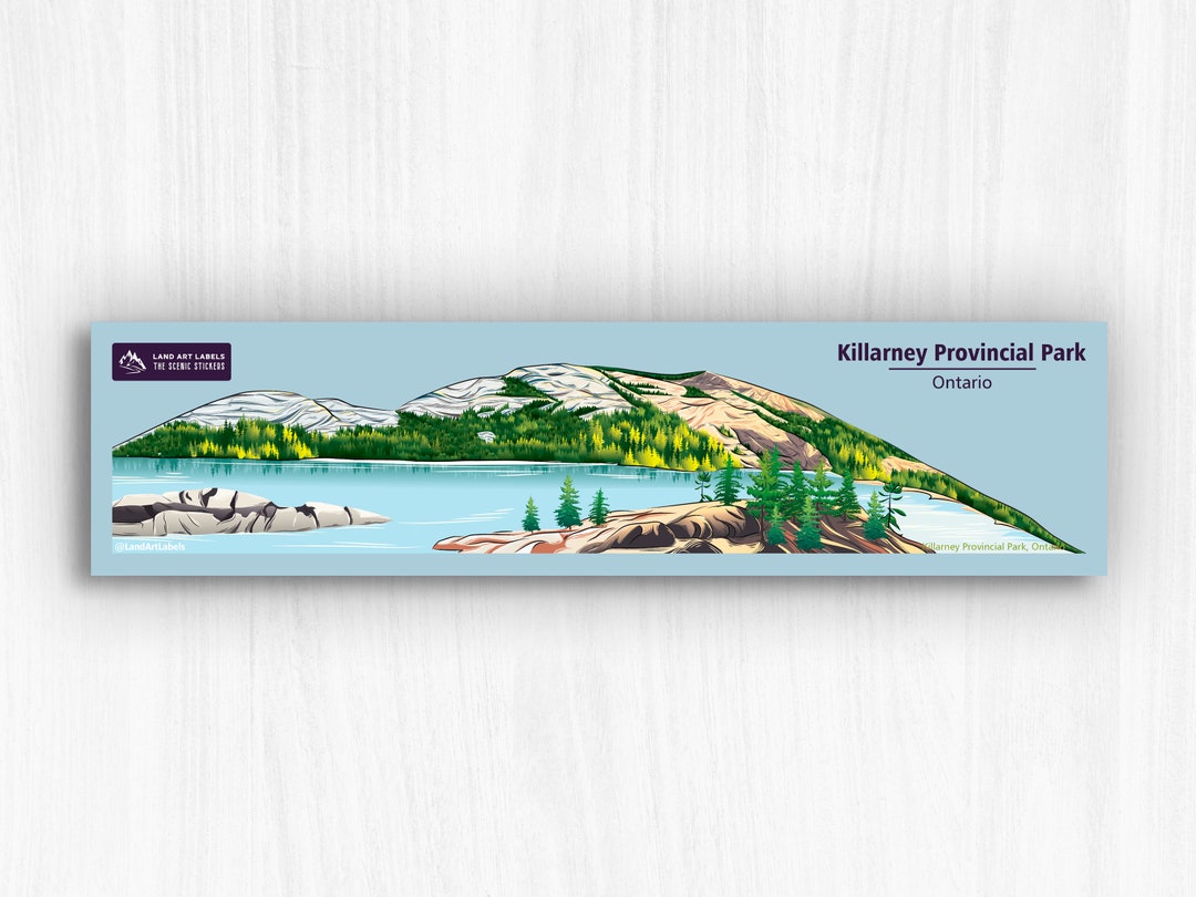 Killarney Provincial Park Sticker: Waterproof Vinyl Art Decal - Etsy