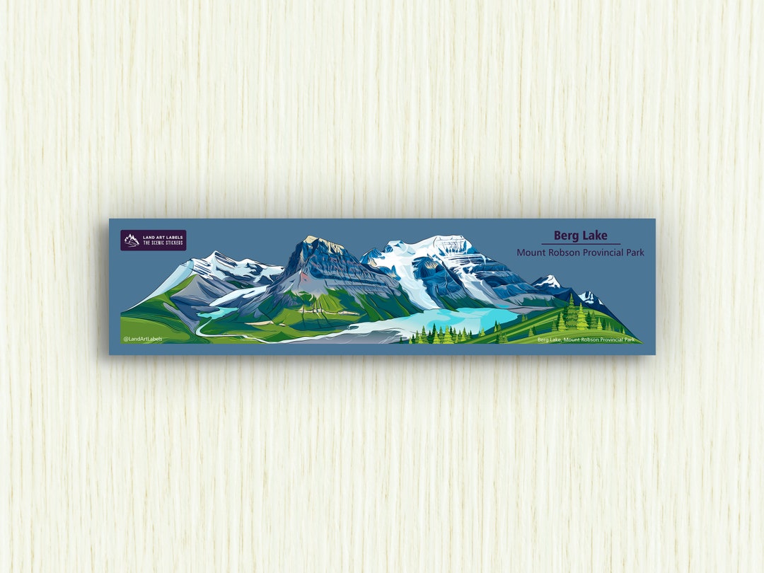 Mount Robson Mini Wrap Sticker - Etsy
