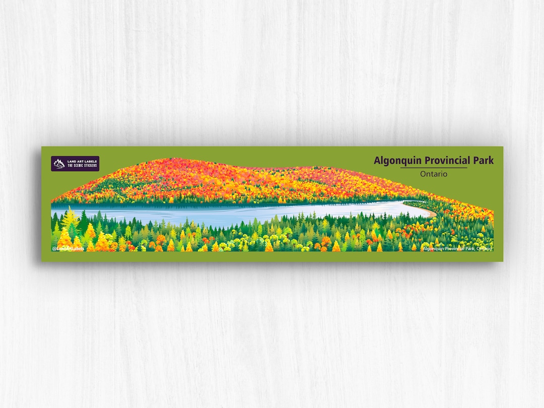Algonquin Provincial Park - Wrap Sticker, Bumper Sticker - Etsy