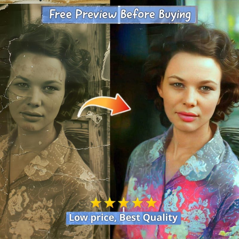 Old Photo Restoration - Etsy