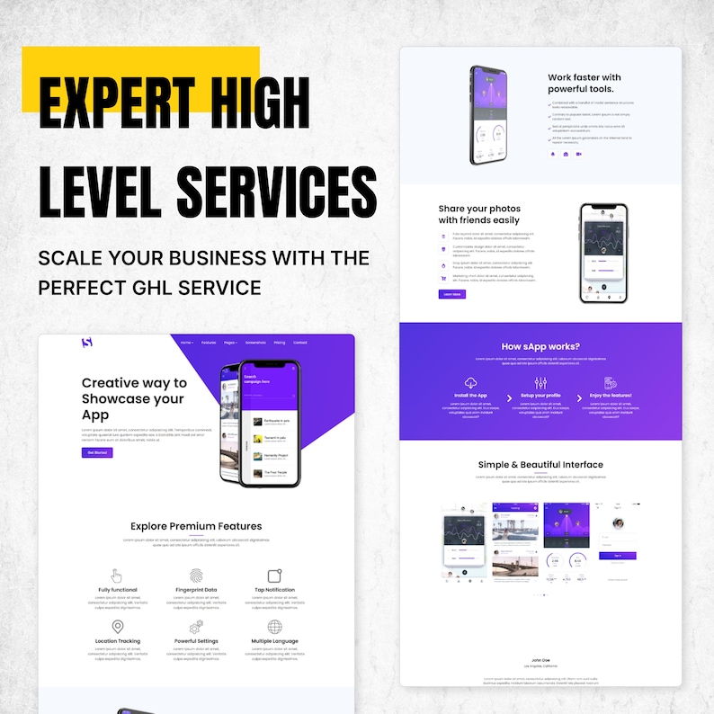 Custom Gohighlevel Funnels & Automation Services - Landing Pages, Email ...