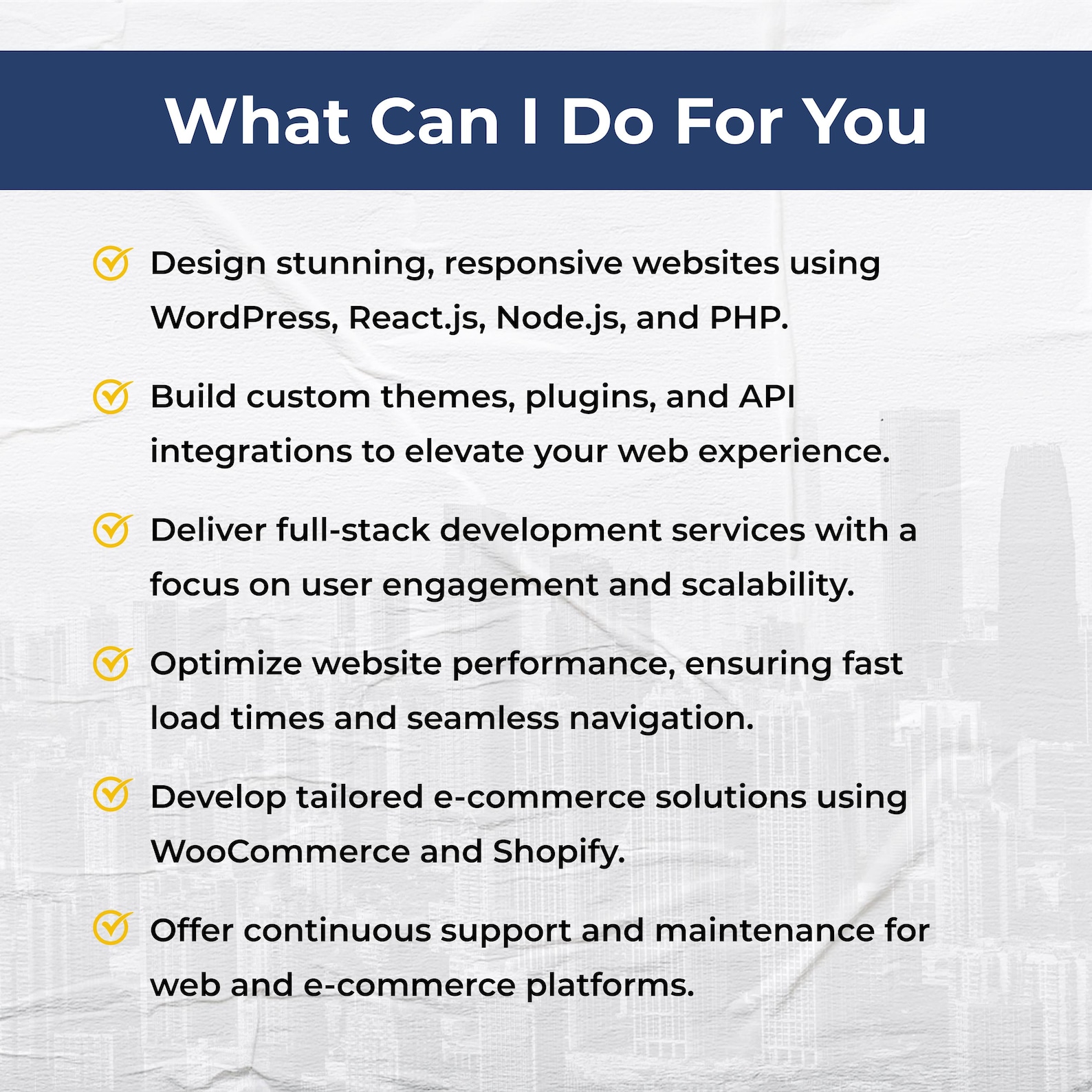 Custom Full-stack Website Design & Development – Wordpress, React ...
