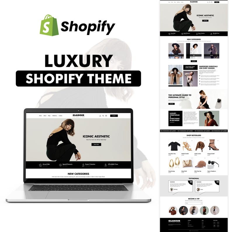 Modern Shopify Theme for Clothing Brands | Streetwear Ecommerce Template | Stylish Editable ...