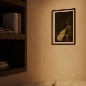 Dark Academia Decor, Moody Vintage Printable Art, Antique Vanitas Still ...